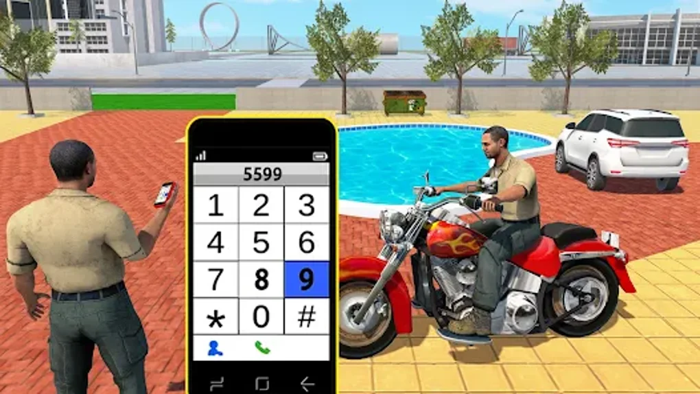 Indian Driving Gangster Sim 3D pour Android - Télécharger