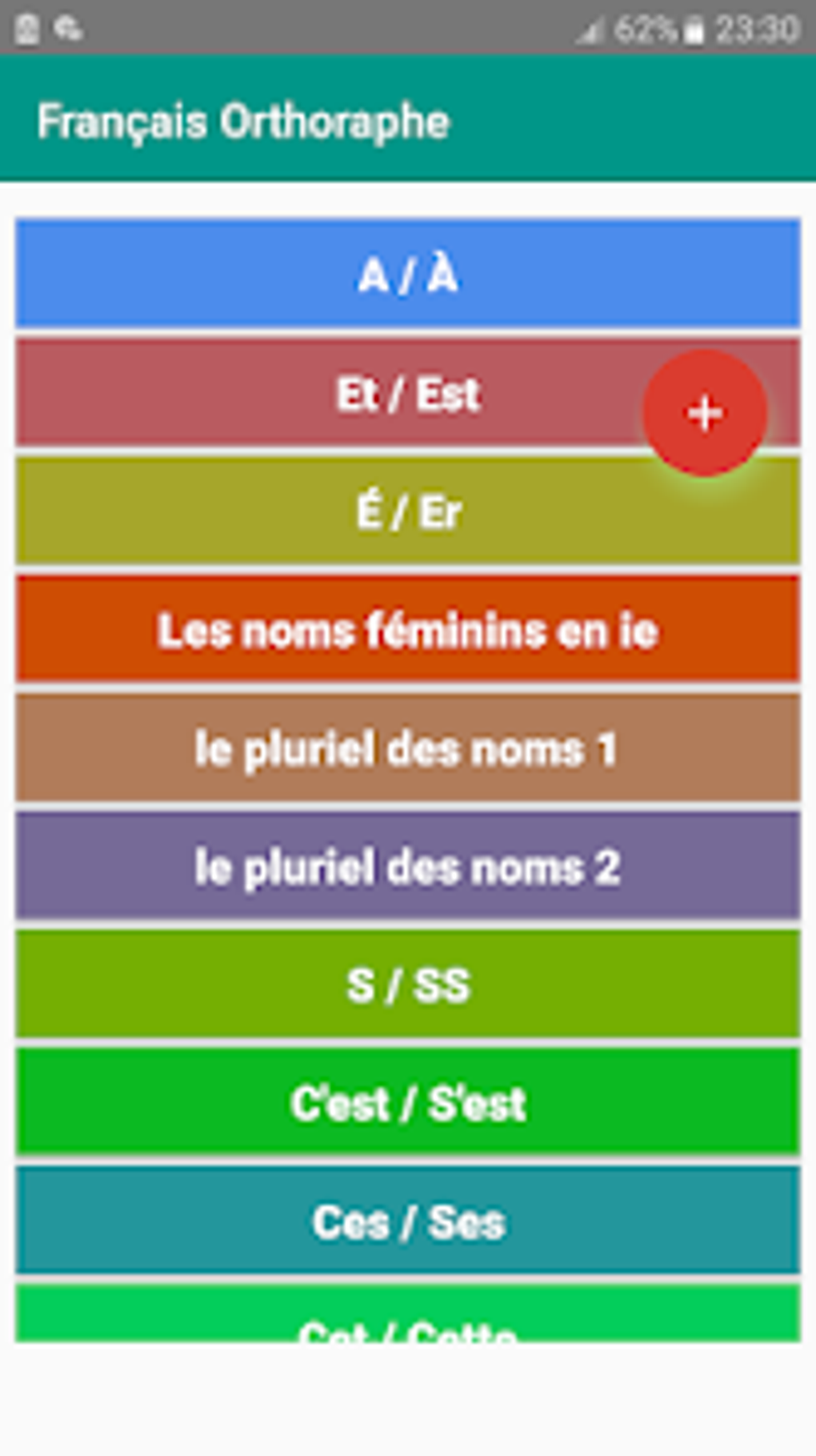 French Spelling lessons exe for Android - Download