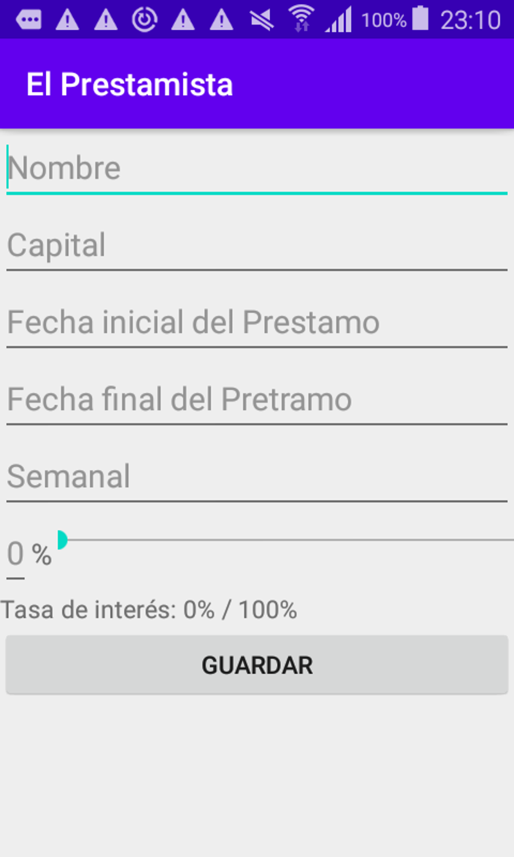 El Prestamista Simple para Android - Descargar