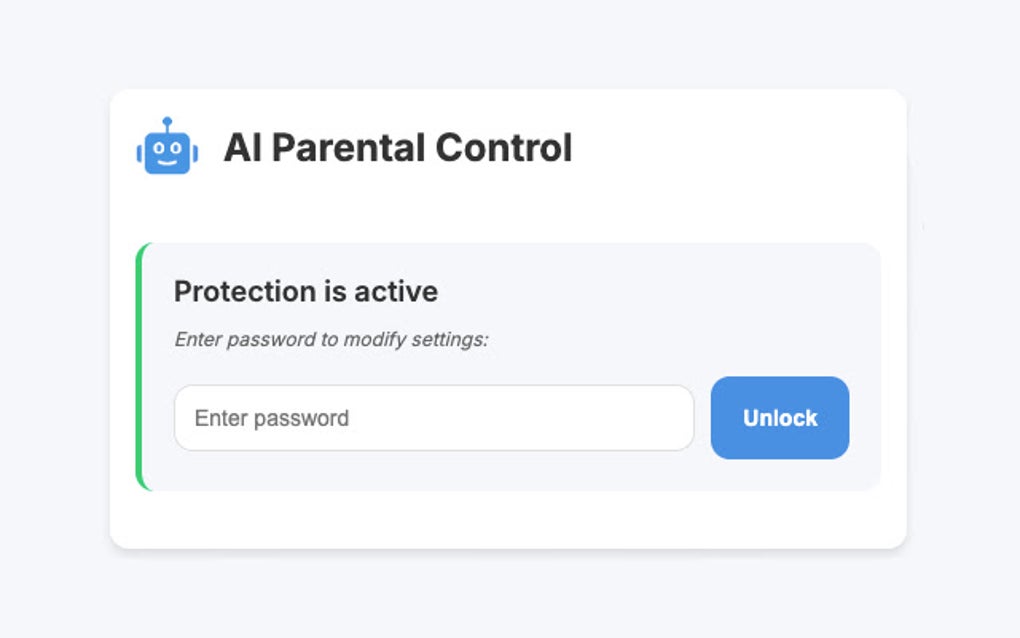 AI Parental Control para Google Chrome - Extensión Descargar