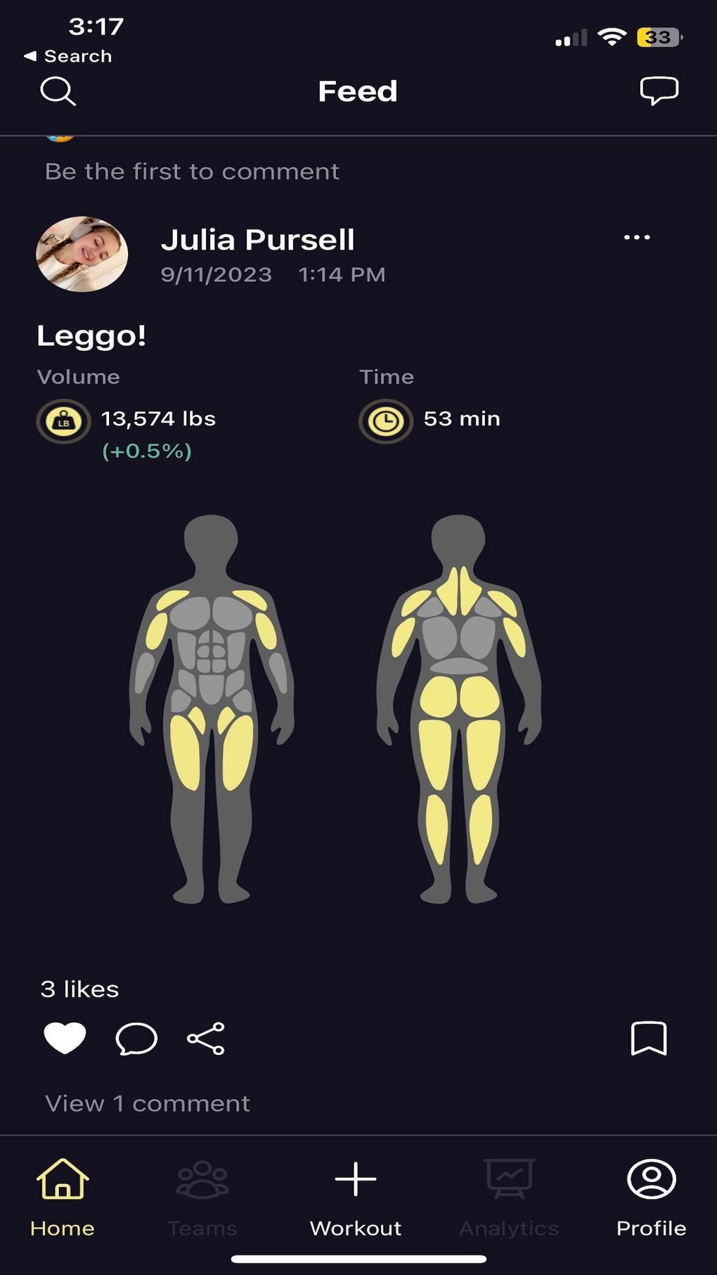 Olympus Workout Tracker for iPhone - Download