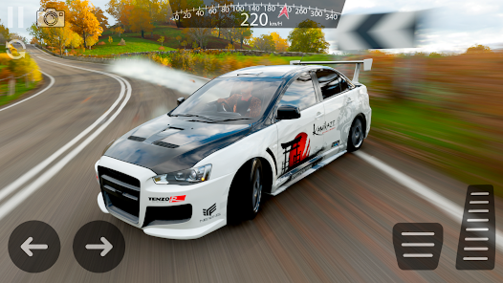 Android 용 Race Mitsubishi Lancer X EVO - 다운로드