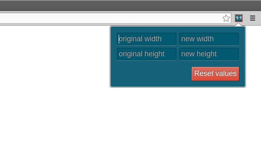 Ratio Calculator for Google Chrome - Extension Download