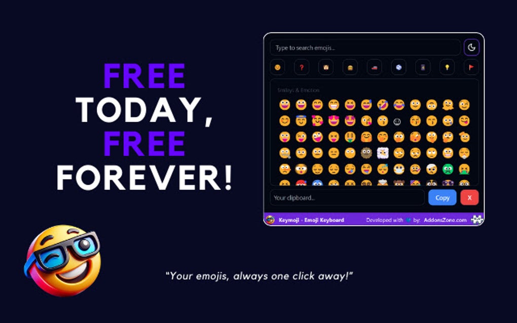 Keymoji - Emoji Keyboard for Google Chrome - Extension Download