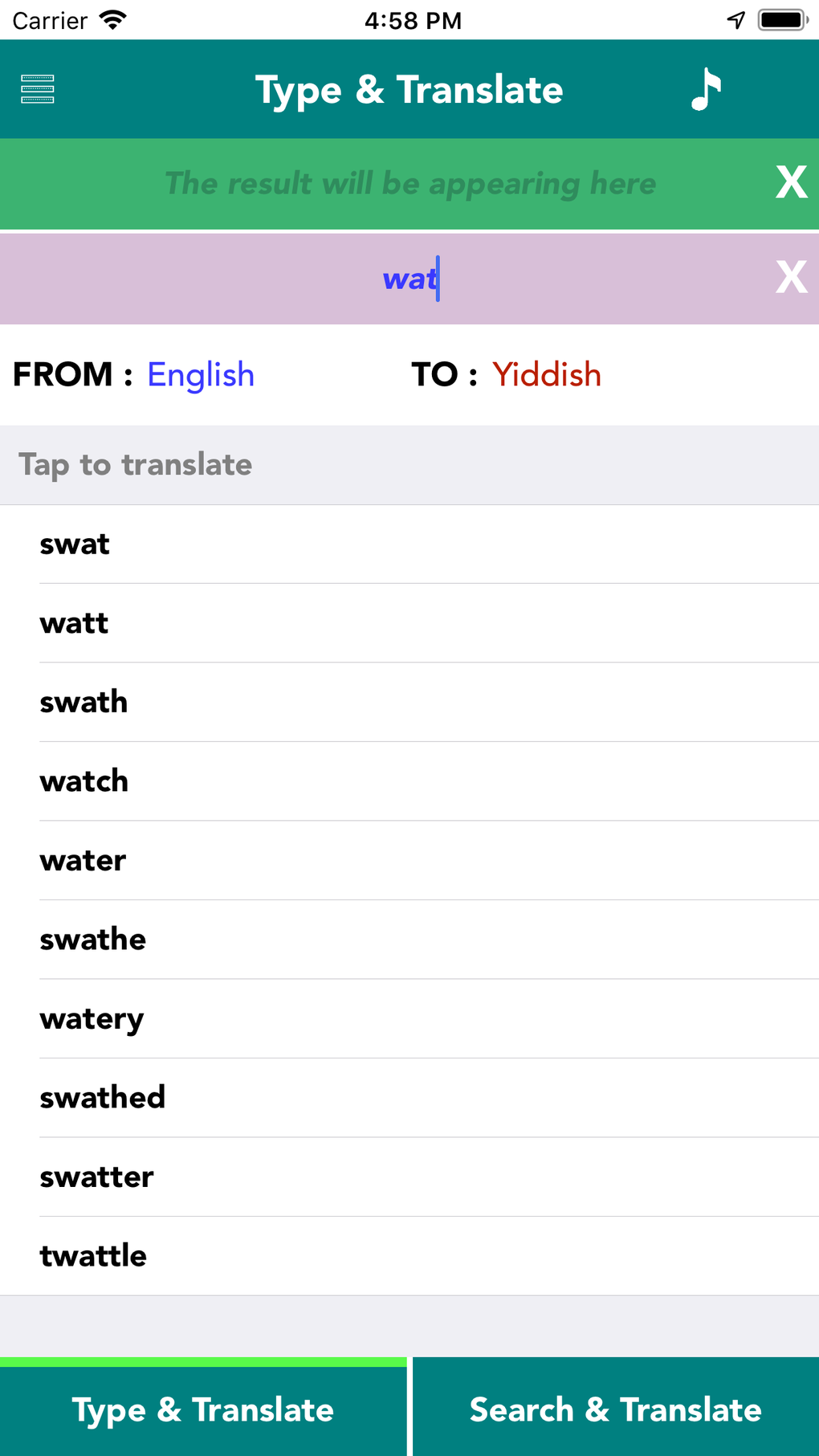 English to Yiddish Translator for iPhone - 無料・ダウンロード