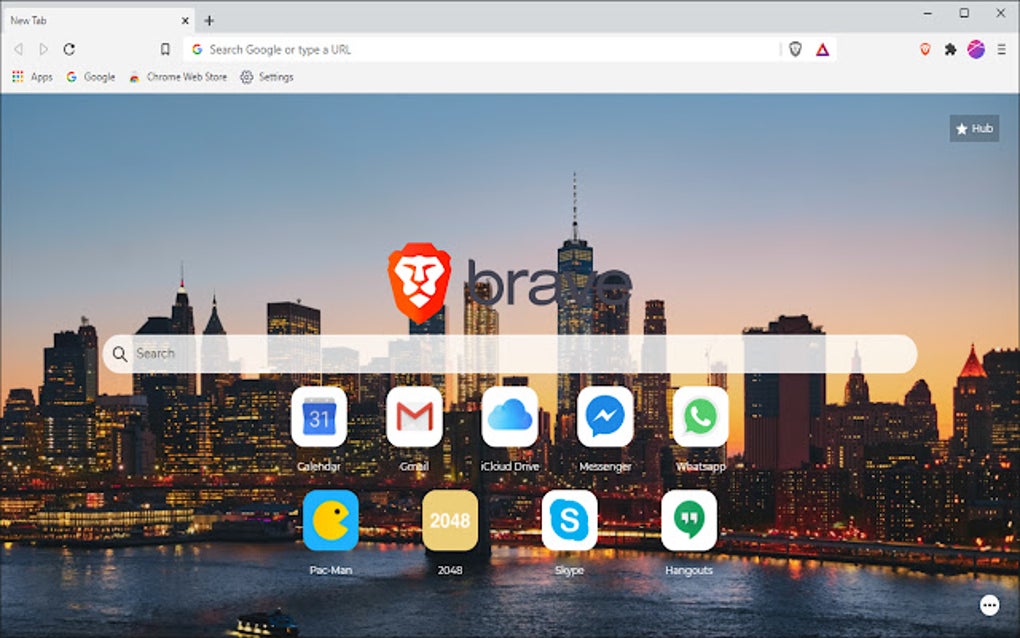 Brave Browser - New Tab Theme for Google Chrome - Extension Download