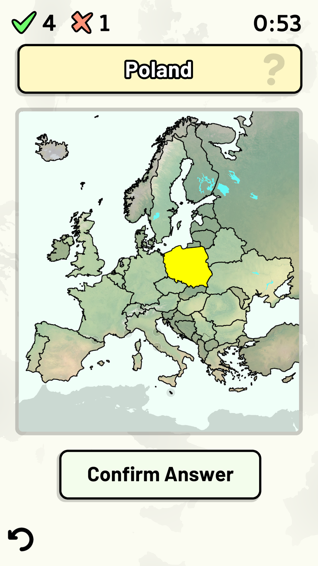 Countries of Europe Quiz para iPhone - Descargar