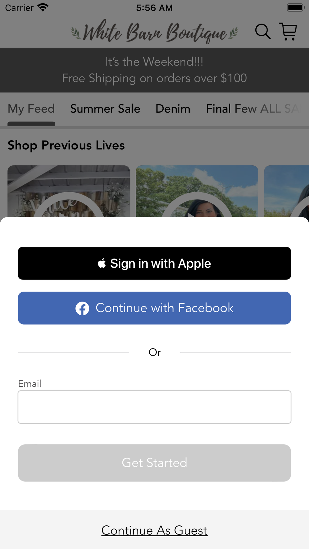 White Barn Boutique para iPhone - Descargar