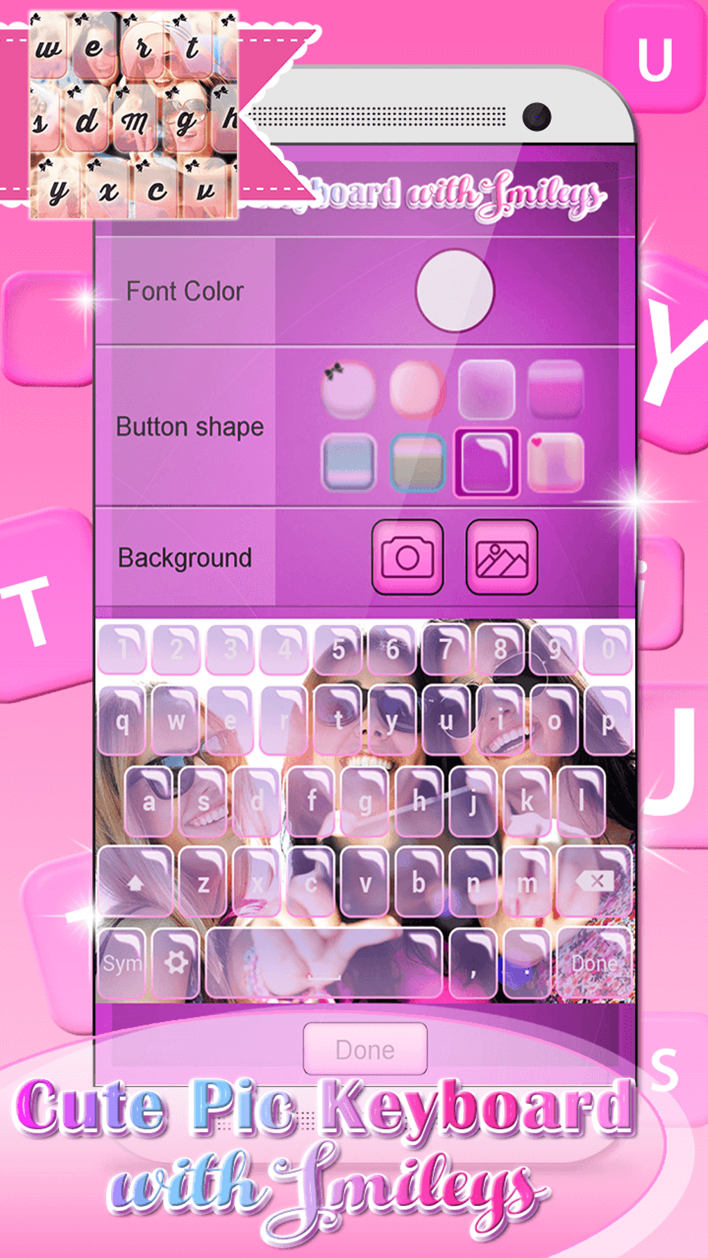 Cute Pic Keyboard with Smileys APK for Android - Download