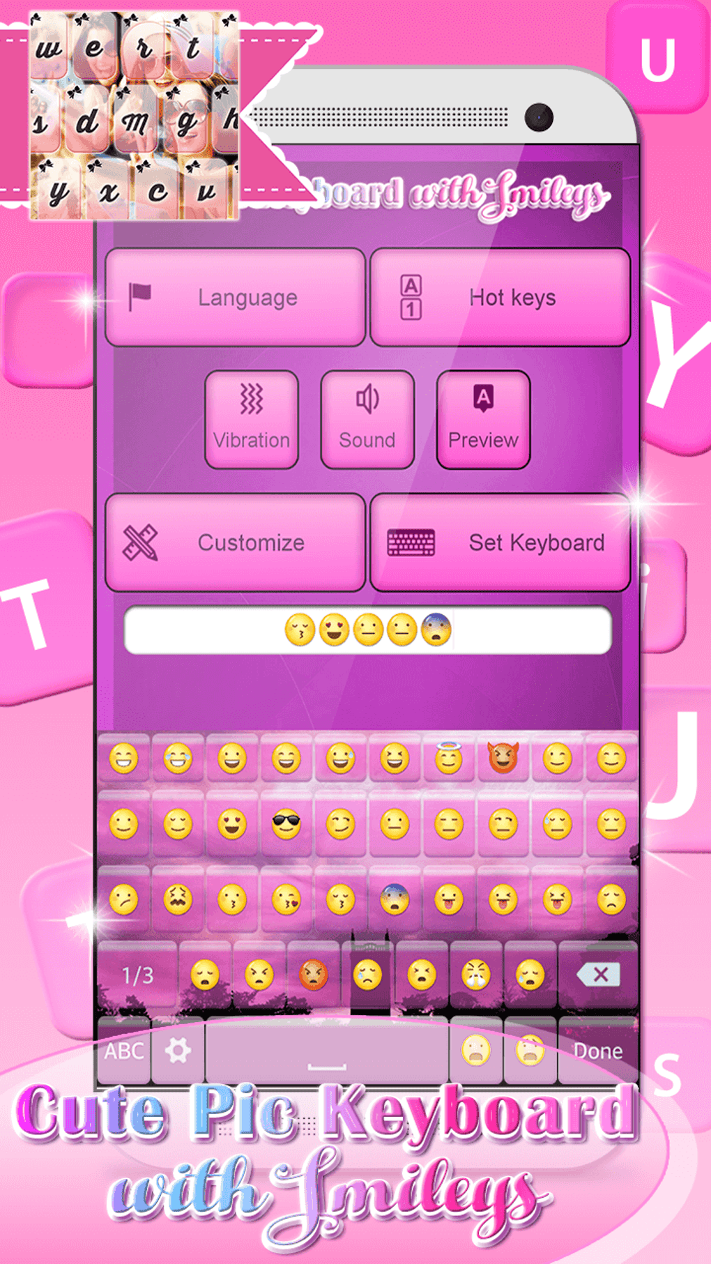 Cute Pic Keyboard with Smileys APK for Android - Download