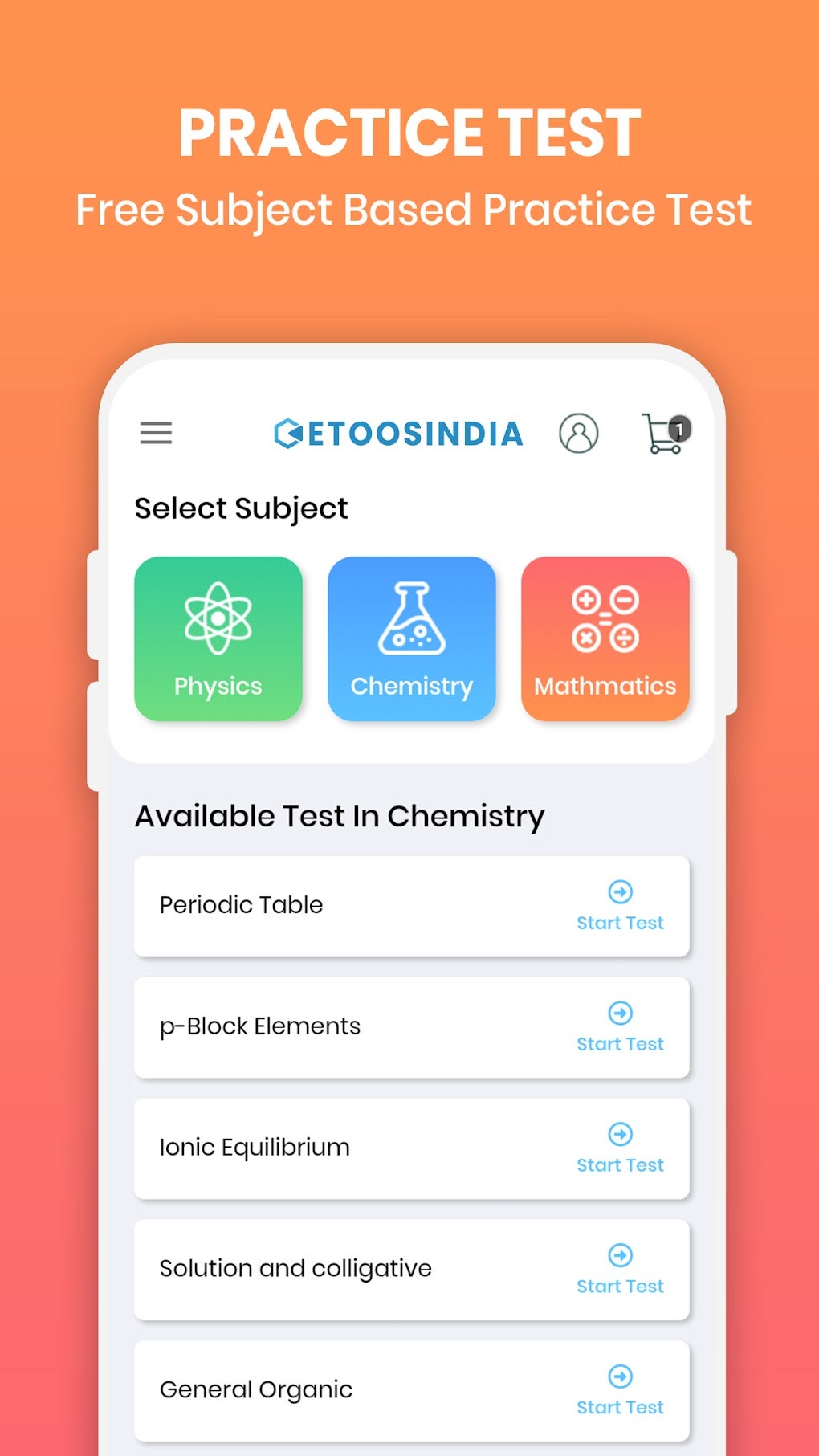 EtoosIndia: JEE NEET Prep App for Android - Download