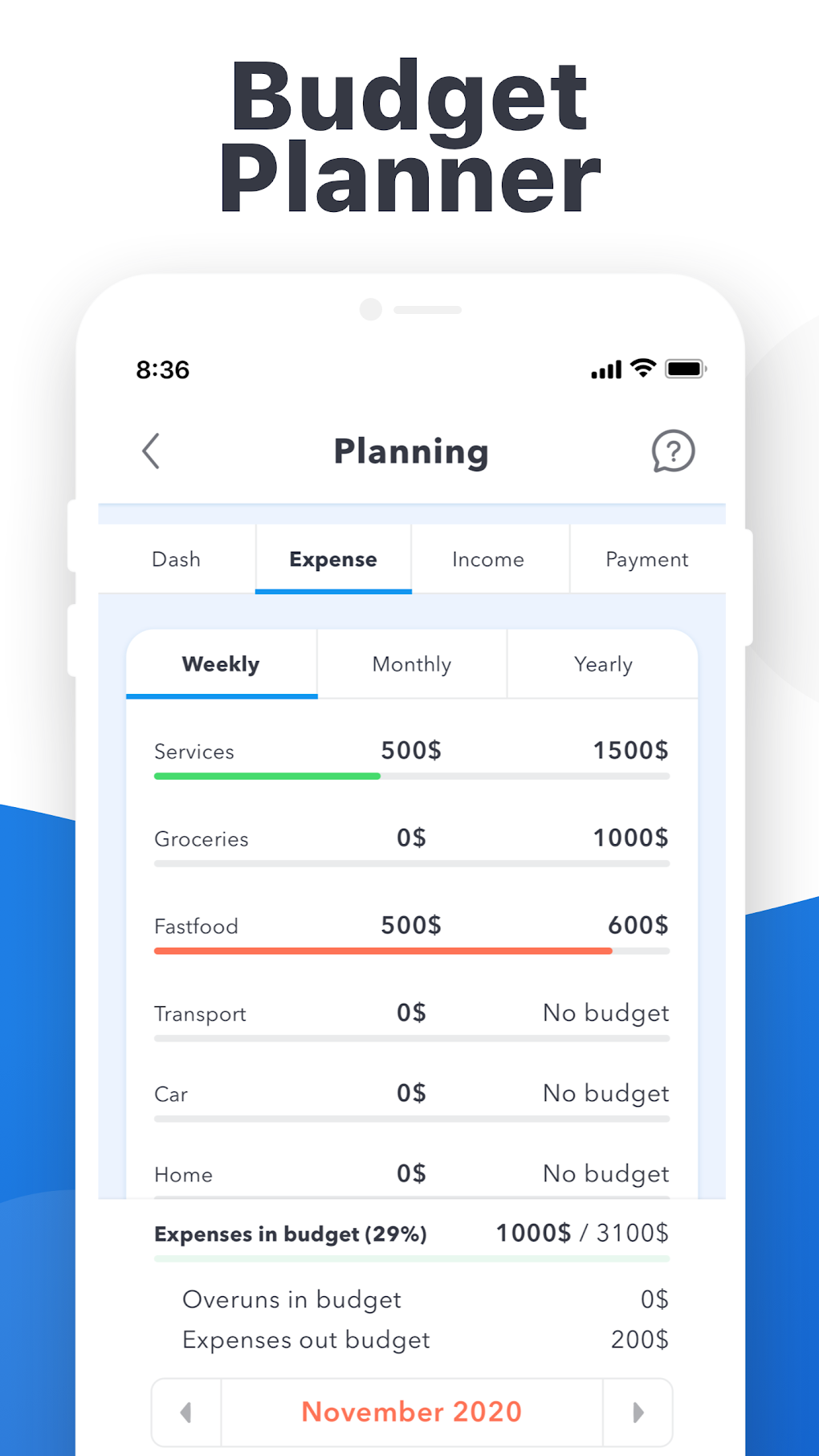 Expense tracker Money manager Budget planner APK для Android — Скачать