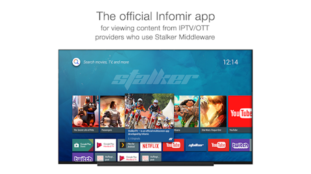 StalkerTV for Android TV (Android) - Download