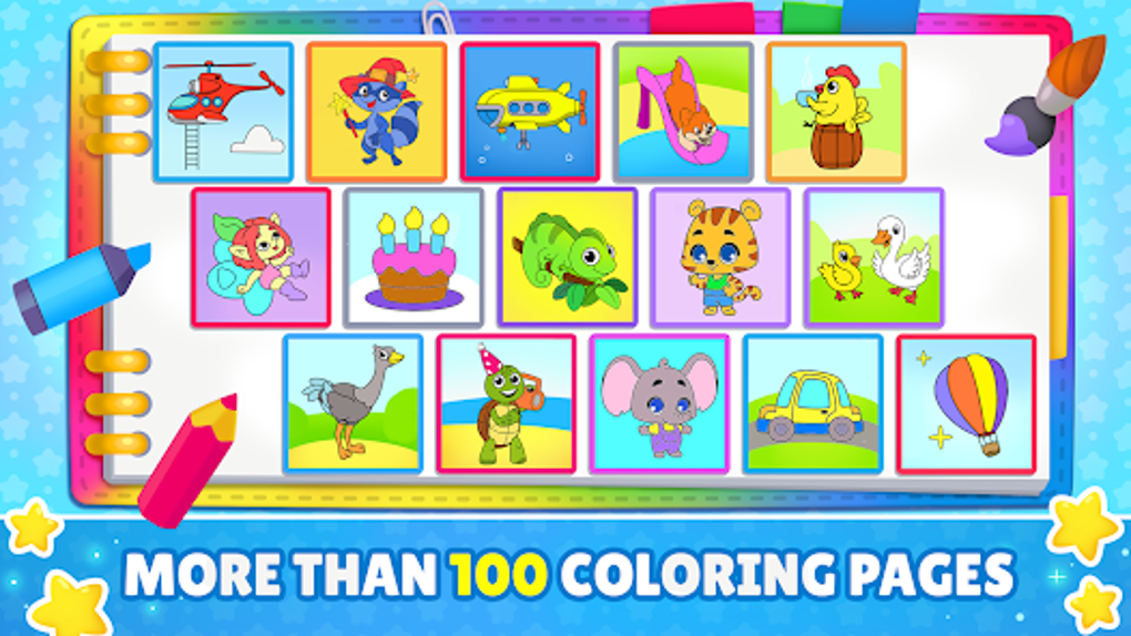 Kids coloring book for paint for Android - Download