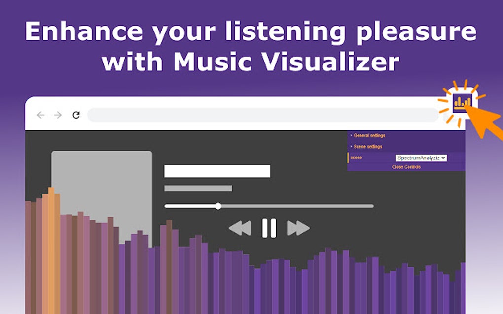 Music Visualizer per Google Chrome - Estensione Download