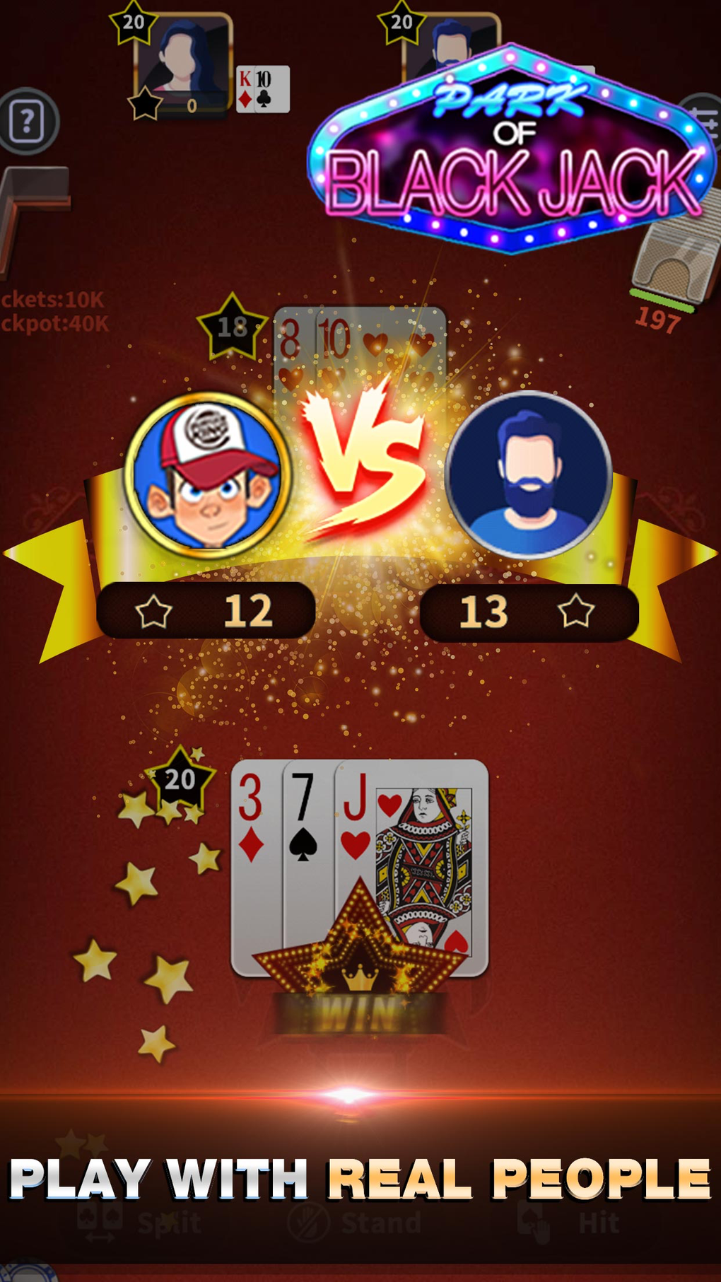 Blackjack 21 offline card game for iPhone - Download