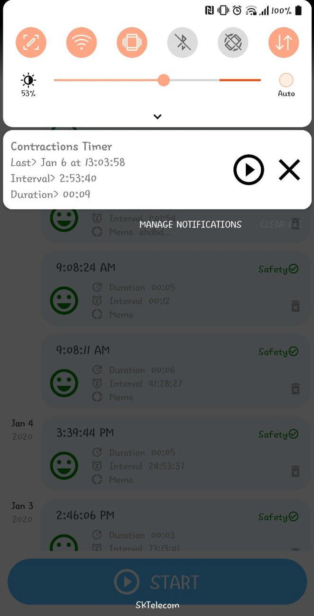 Contraction Timer for laborCh for Android - Download
