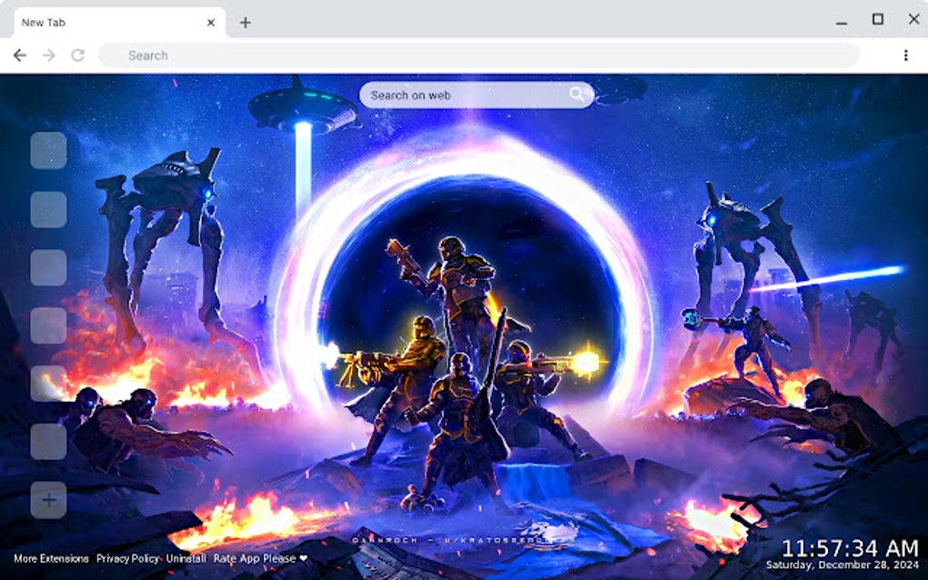Helldivers Omens Of Tyranny Live Wallpaper para Google Chrome ...