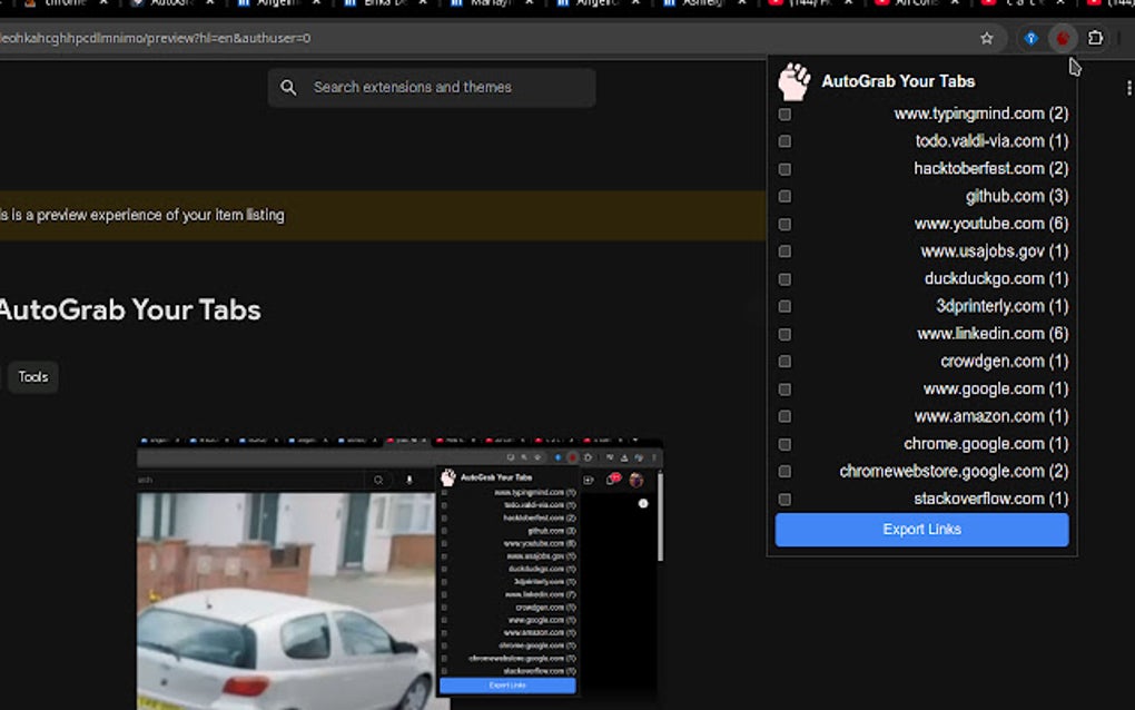 AutoGrab Your Tabs para Google Chrome - Extensión Descargar