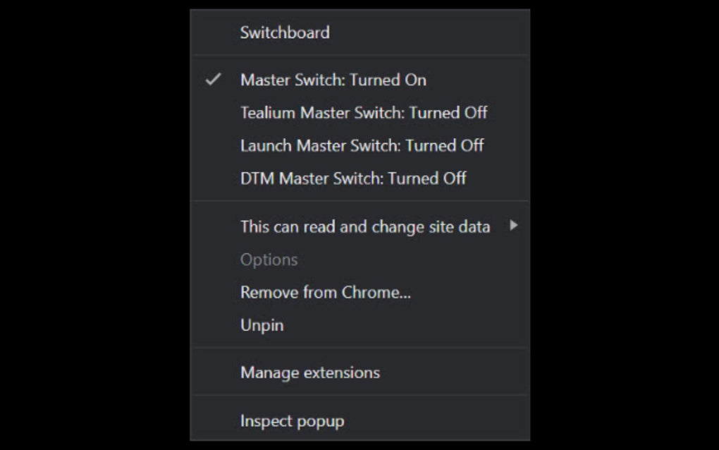 Switchboard for Google Chrome - Extension Download