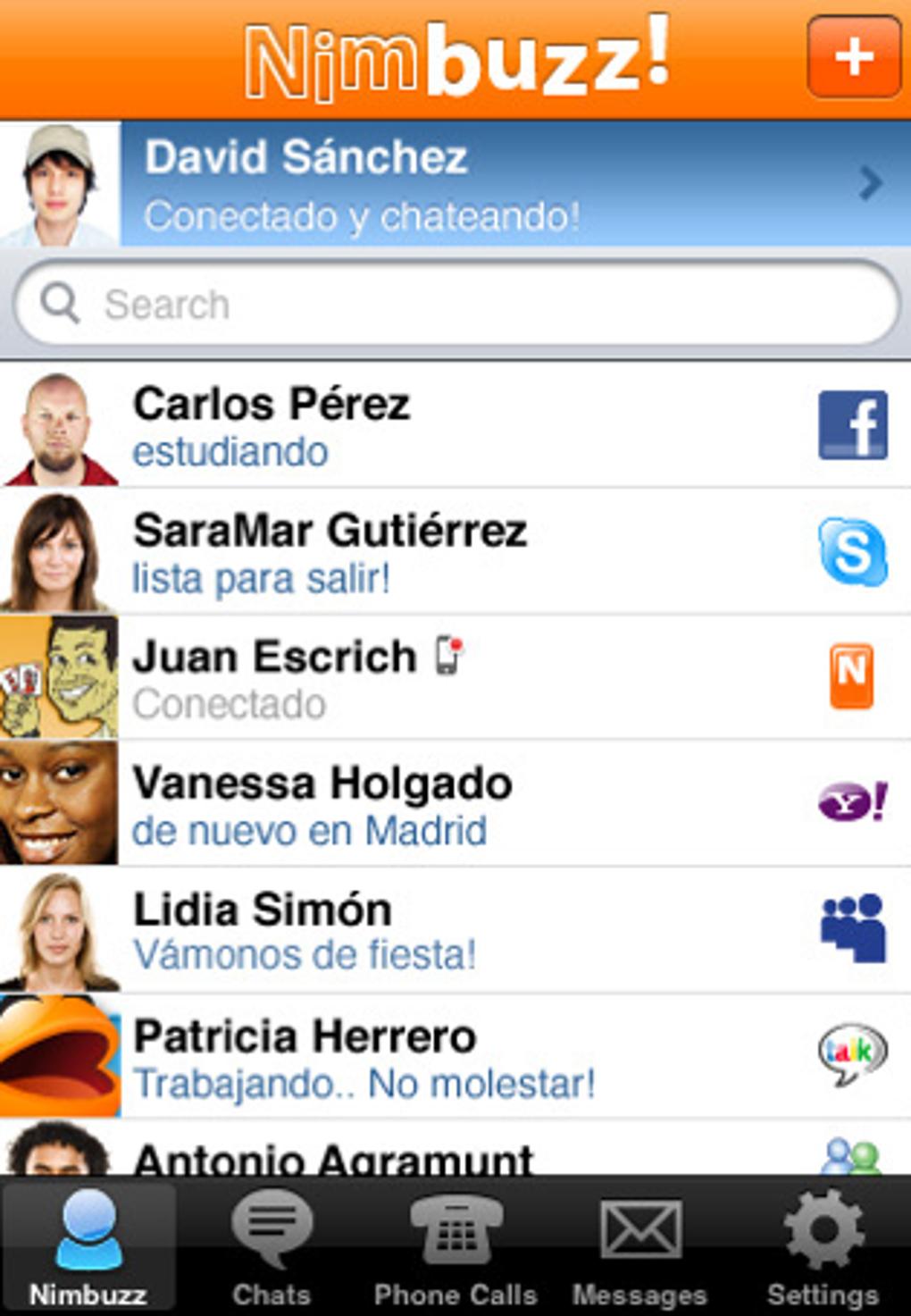 Nimbuzz para iPhone - Descargar