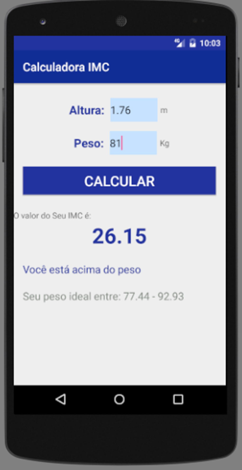 Calculadora IMC APK para Android - Descargar