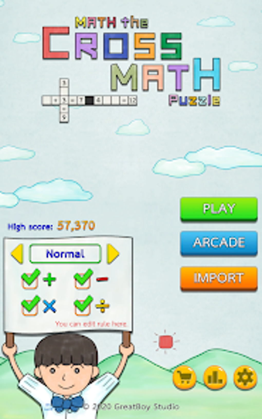 Math The Cross Math Puzzle Android 