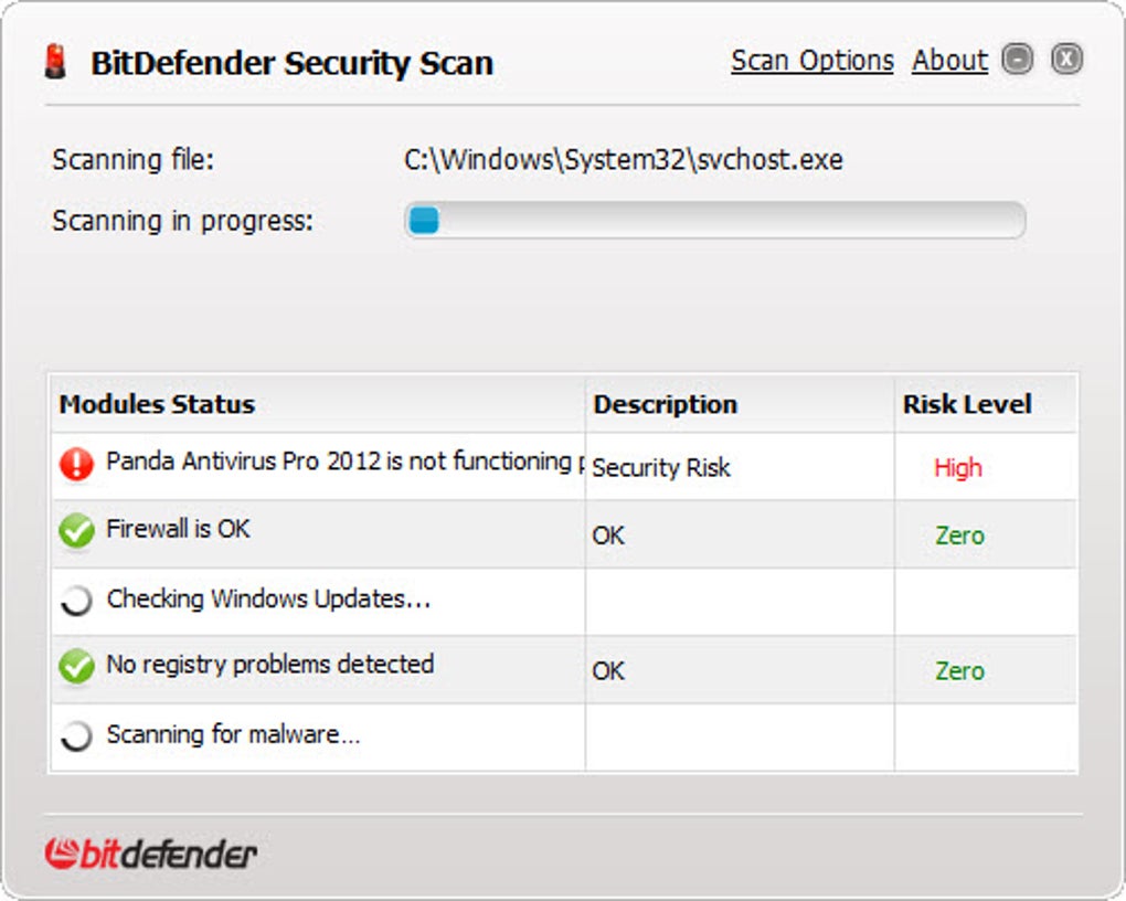 BitDefender Security Scan - 다운로드