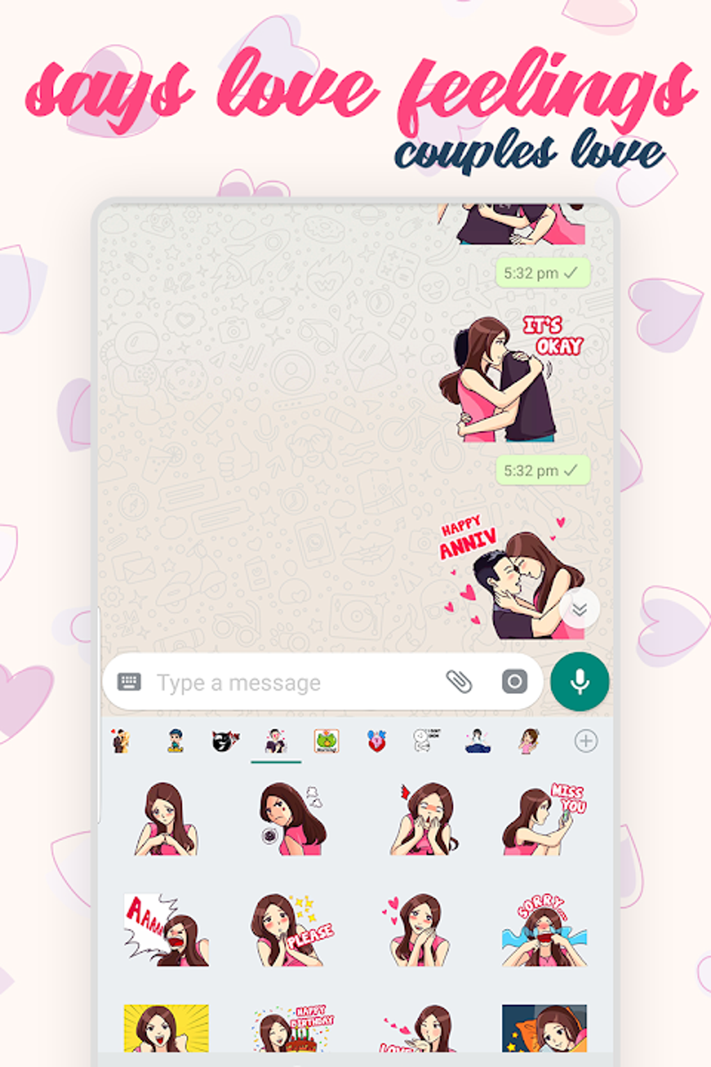 Love Stickers for WhatsApp - (WAStickerApps) APK for Android - Download