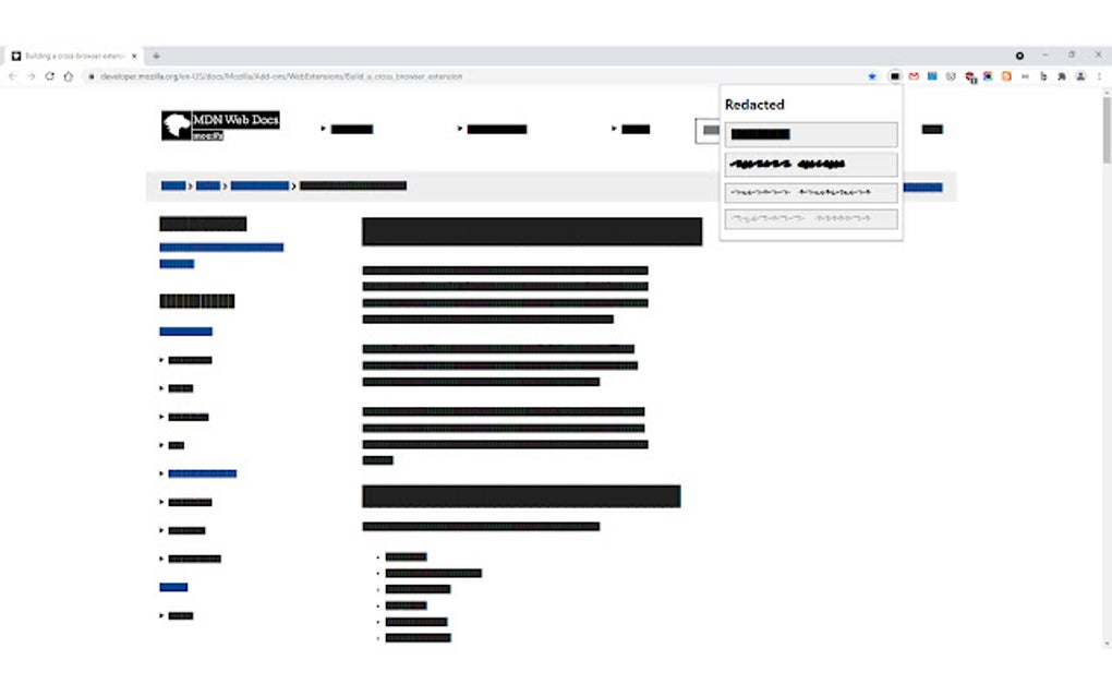 Redacted for Google Chrome - Extension Download