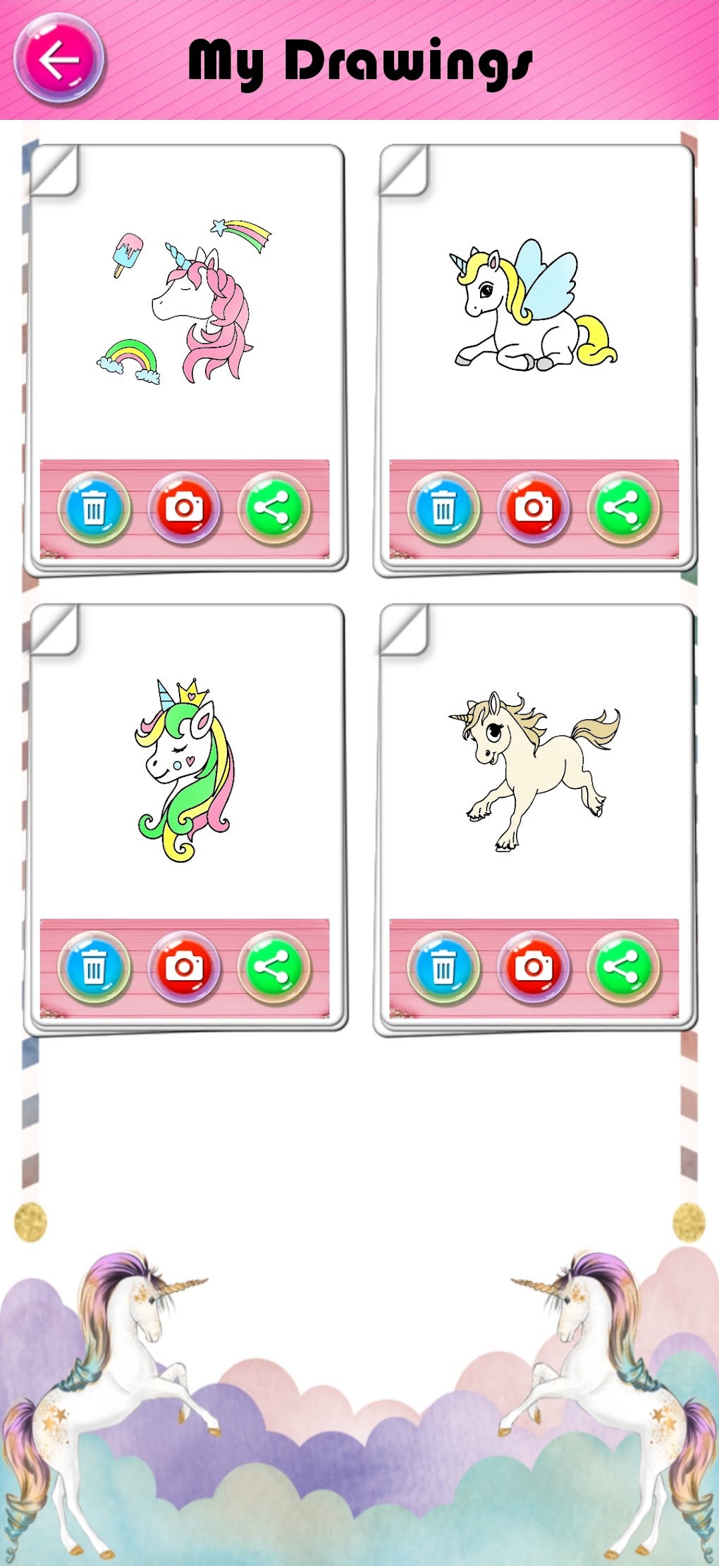 Coloring Horse Pony Rainbow for Android - Download