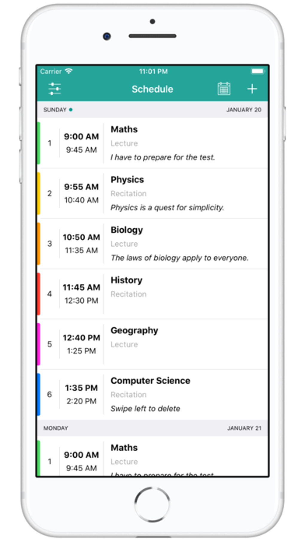 Smart Timetable Class Schedule para iPhone - Descargar
