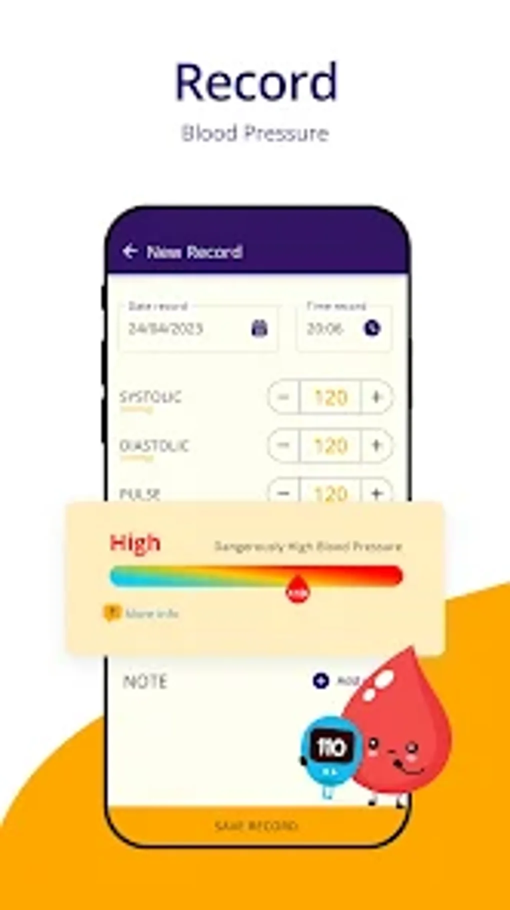 Android 용 Blood Pressure Tracker: Bp Log - 다운로드