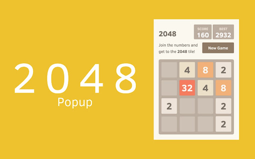 2048 Popup for Google Chrome - Extension Download 2048 Popup for Google Chrome - Extension Download