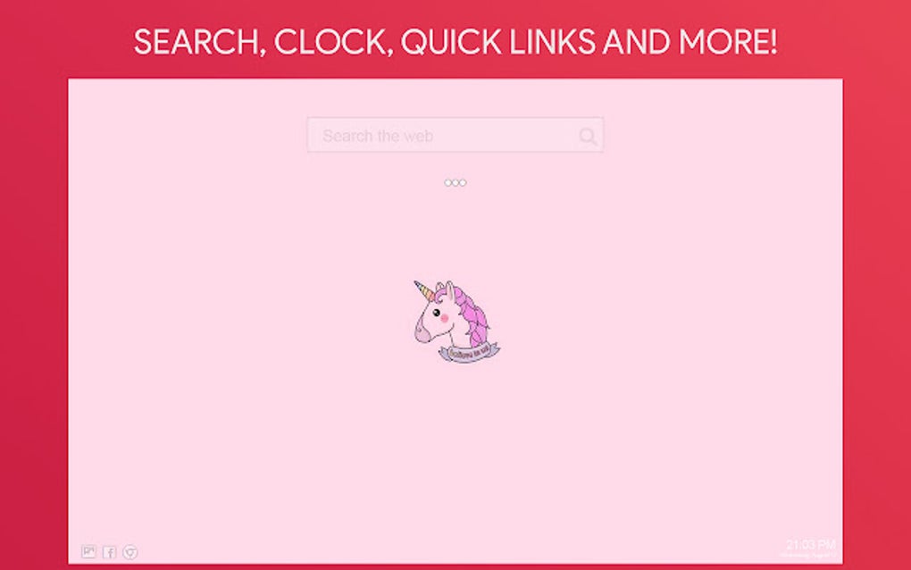 Pink Wallpaper HD Custom New Tab for Google Chrome - Extension Download