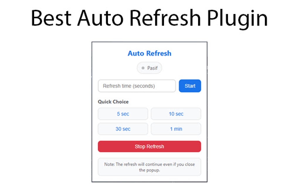 Auto Refresh Plus for Google Chrome - Extension Download