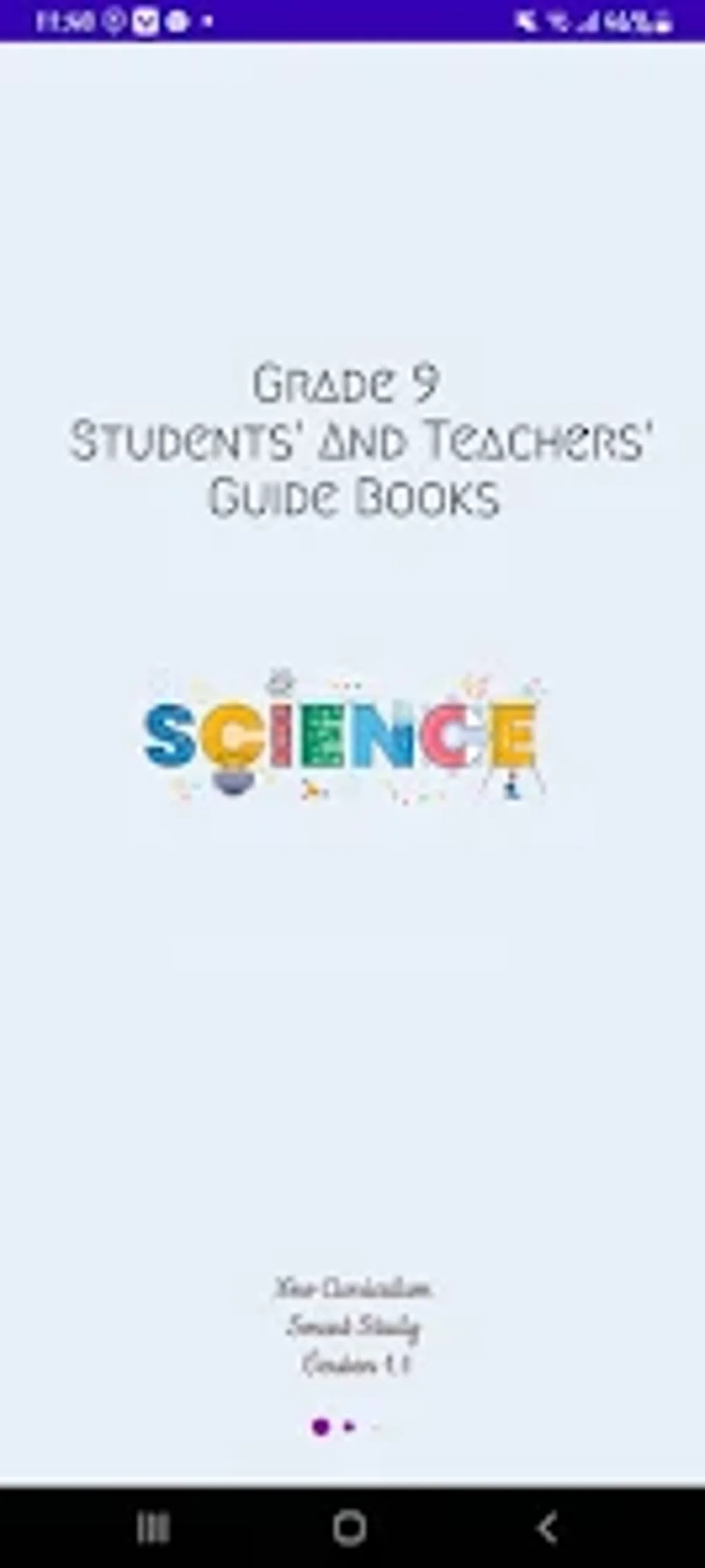 Grade 9 Books : New Curriculum para Android - Descargar