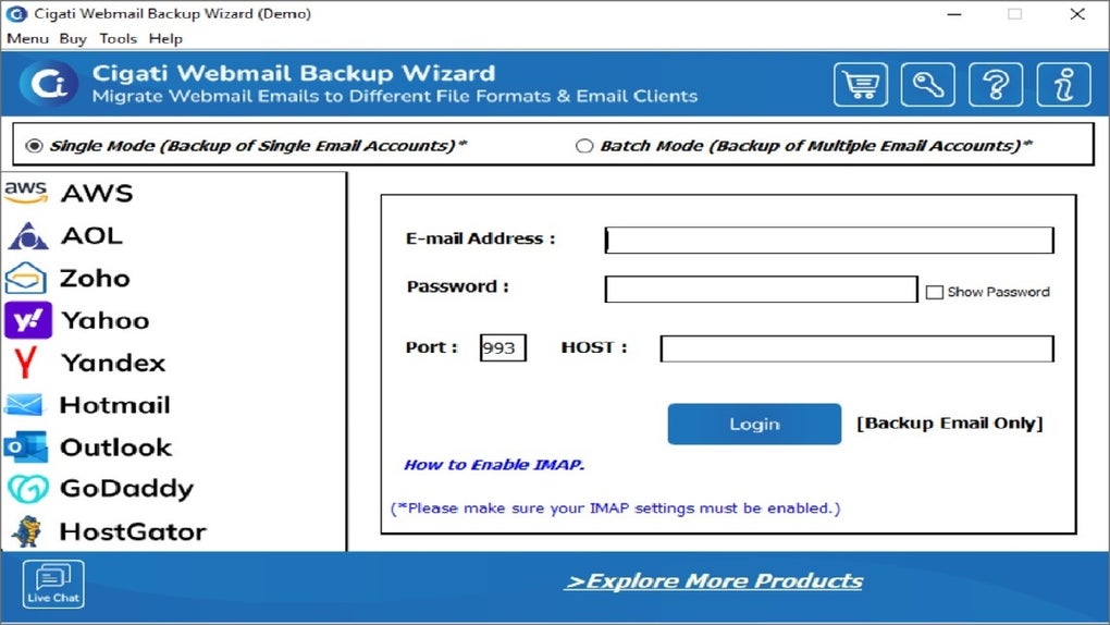 Cigati Outlook Backup Software - Download