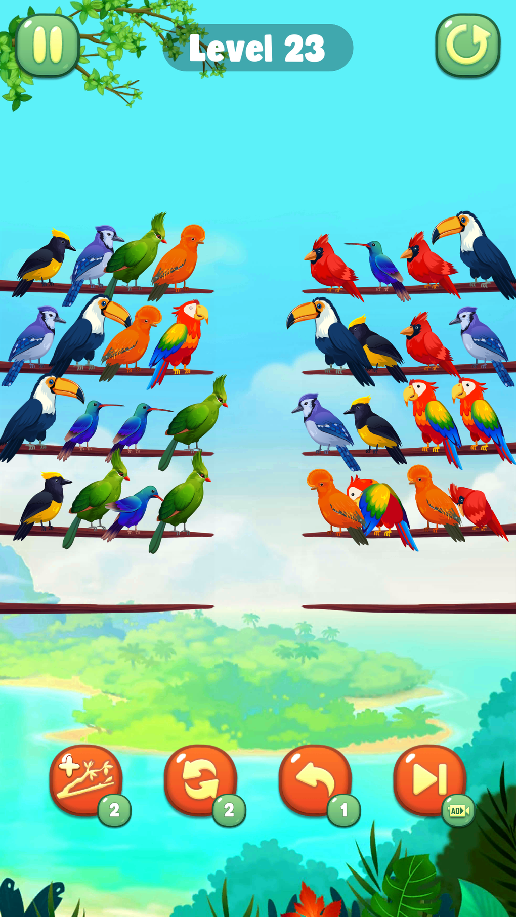 Color Bird Sort Puzzle Game para iPhone - Descargar