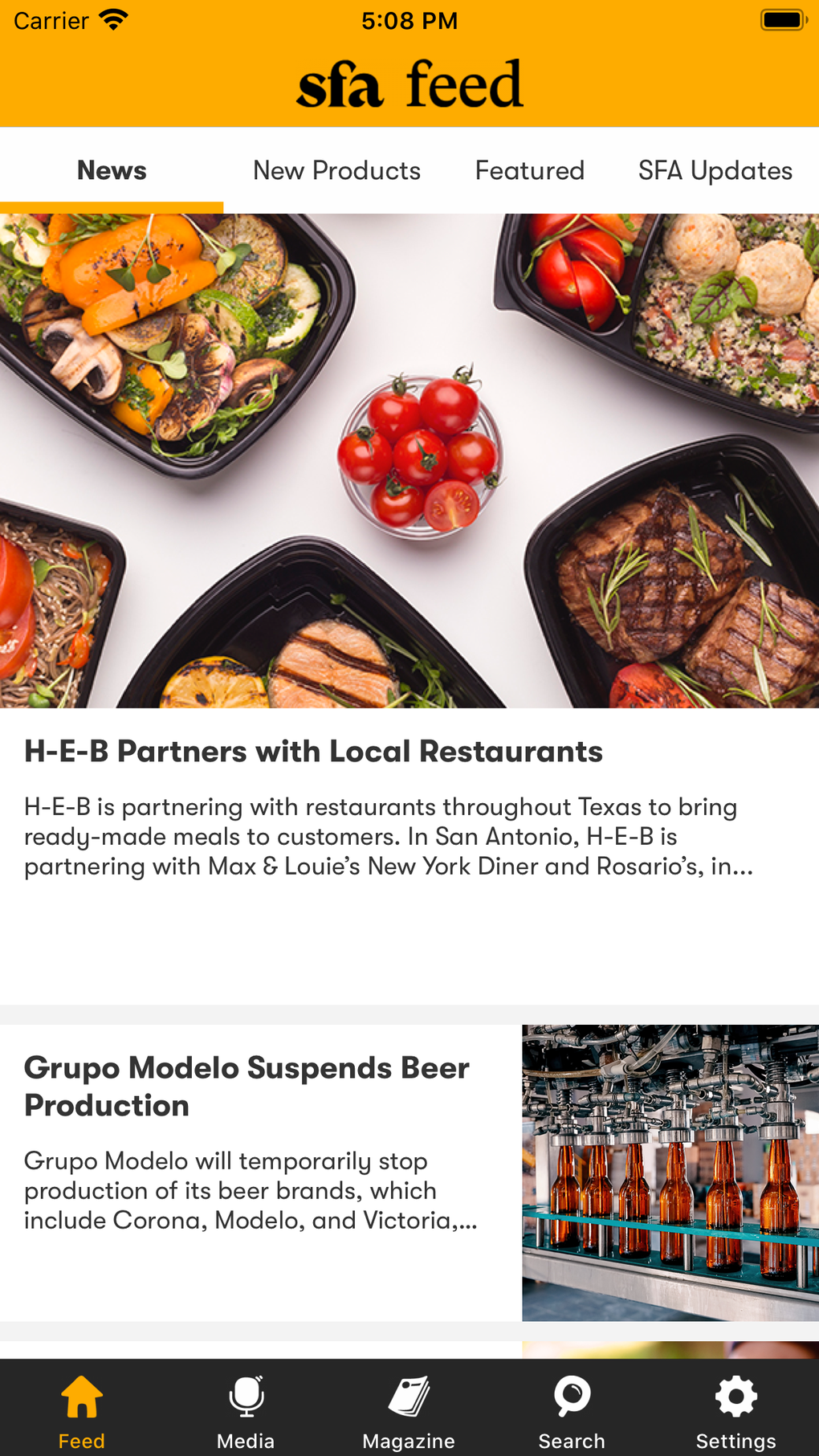 SFA Feed for iPhone - Download