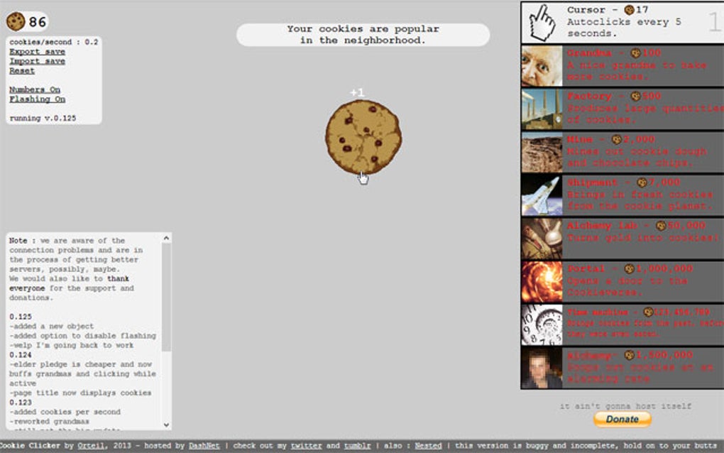 Cookie Clicker Extended pour Google Chrome - Extension Télécharger