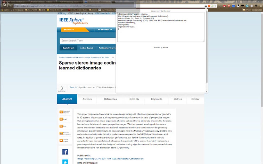 Easy BibTex Generator para Google Chrome - Extensão Download
