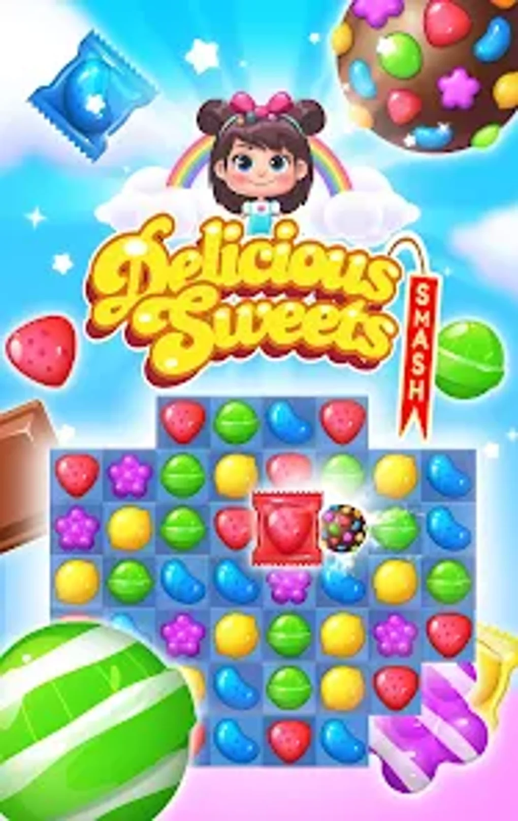 Delicious Sweets Smash : Match para Android - Descargar
