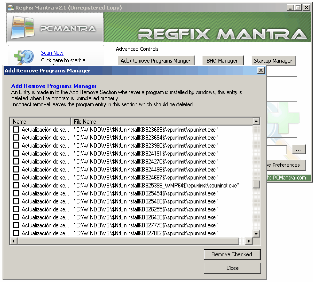 RegFix Mantra - Download