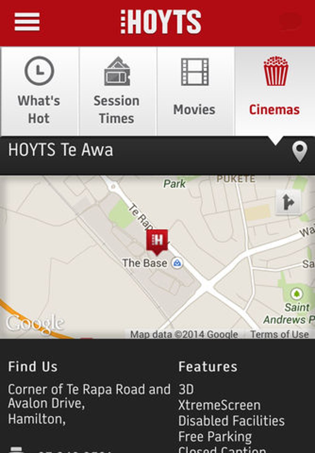 Hoyts Cinemas para iPhone - Descargar