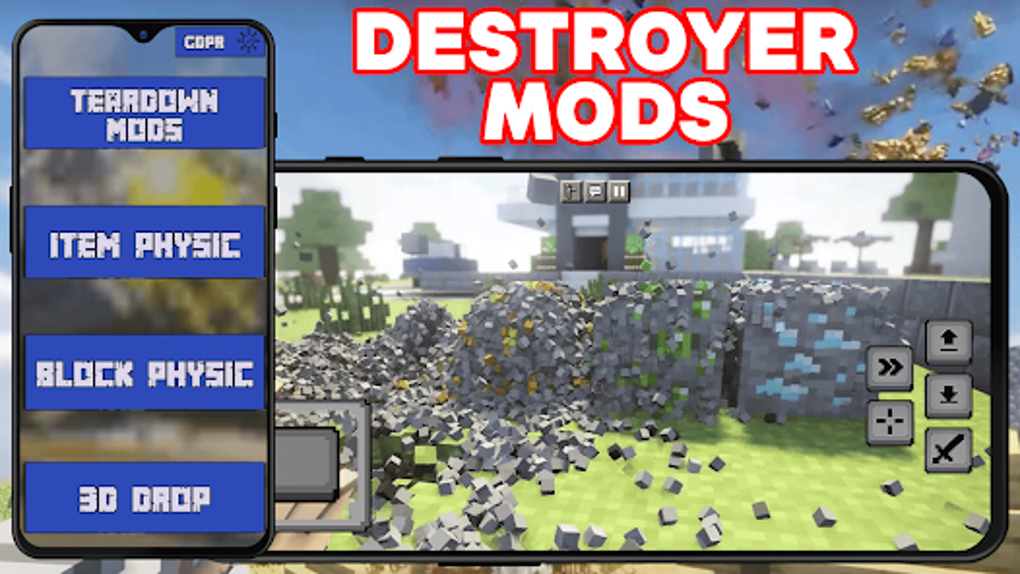Mods Destroy for Minecraft PE pour Android - Télécharger
