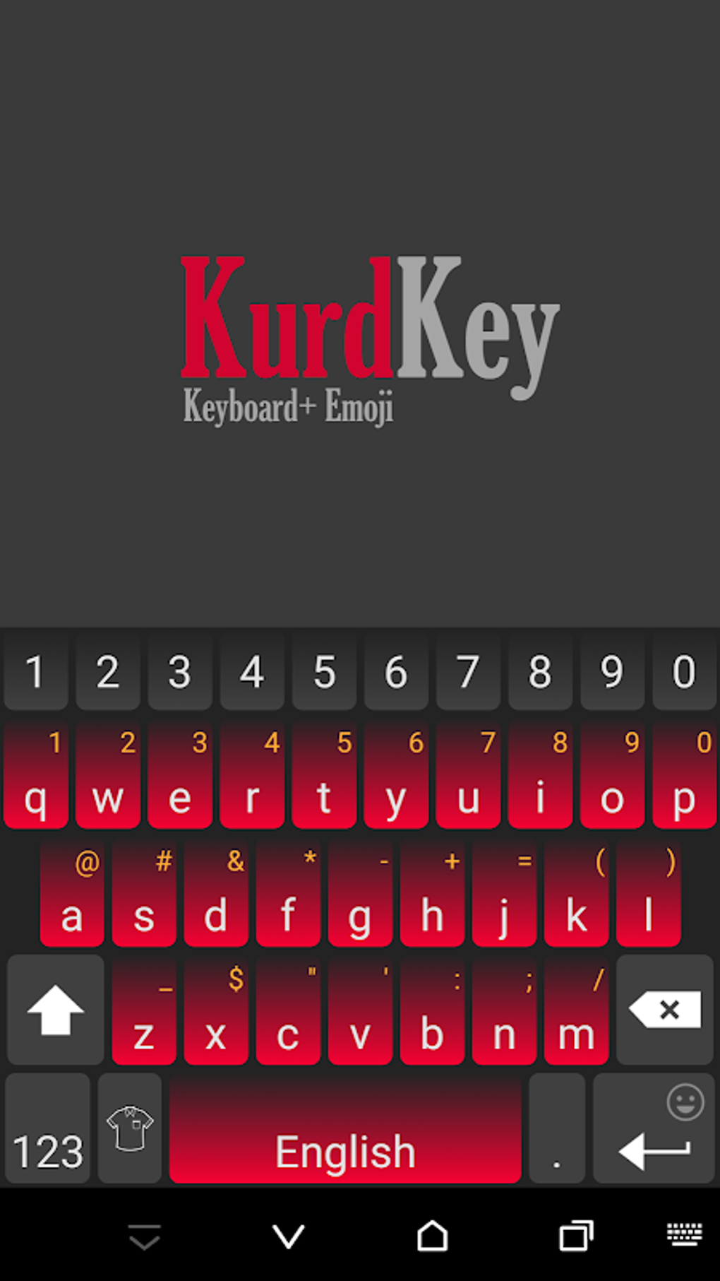 KurdKey Theme Red APK for Android - Download