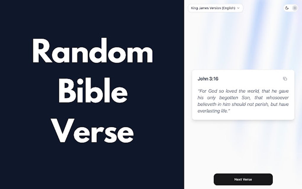 Random Bible Verse Generator für Google Chrome - Erweiterung Download