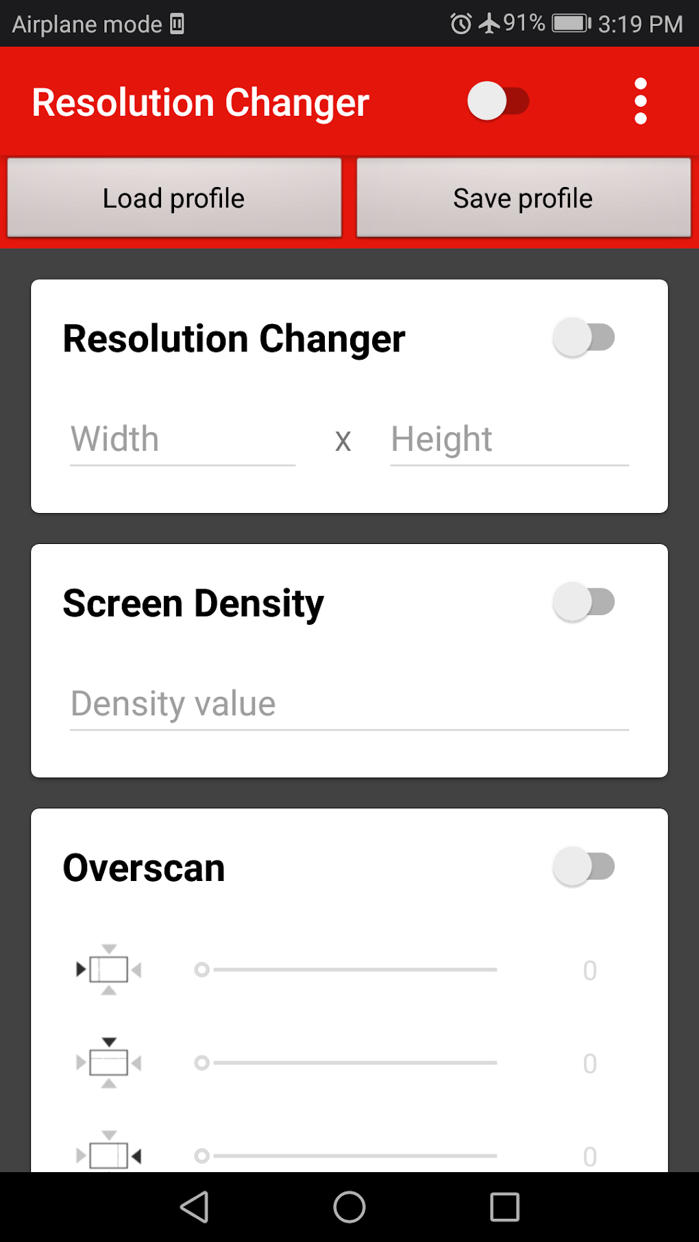 Screen Resolution Changer Display Size Density F r Android Download