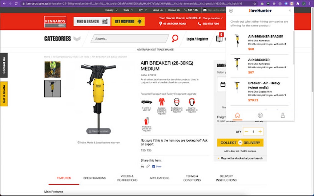 HireHunter Plugin para Google Chrome - Extensión Descargar